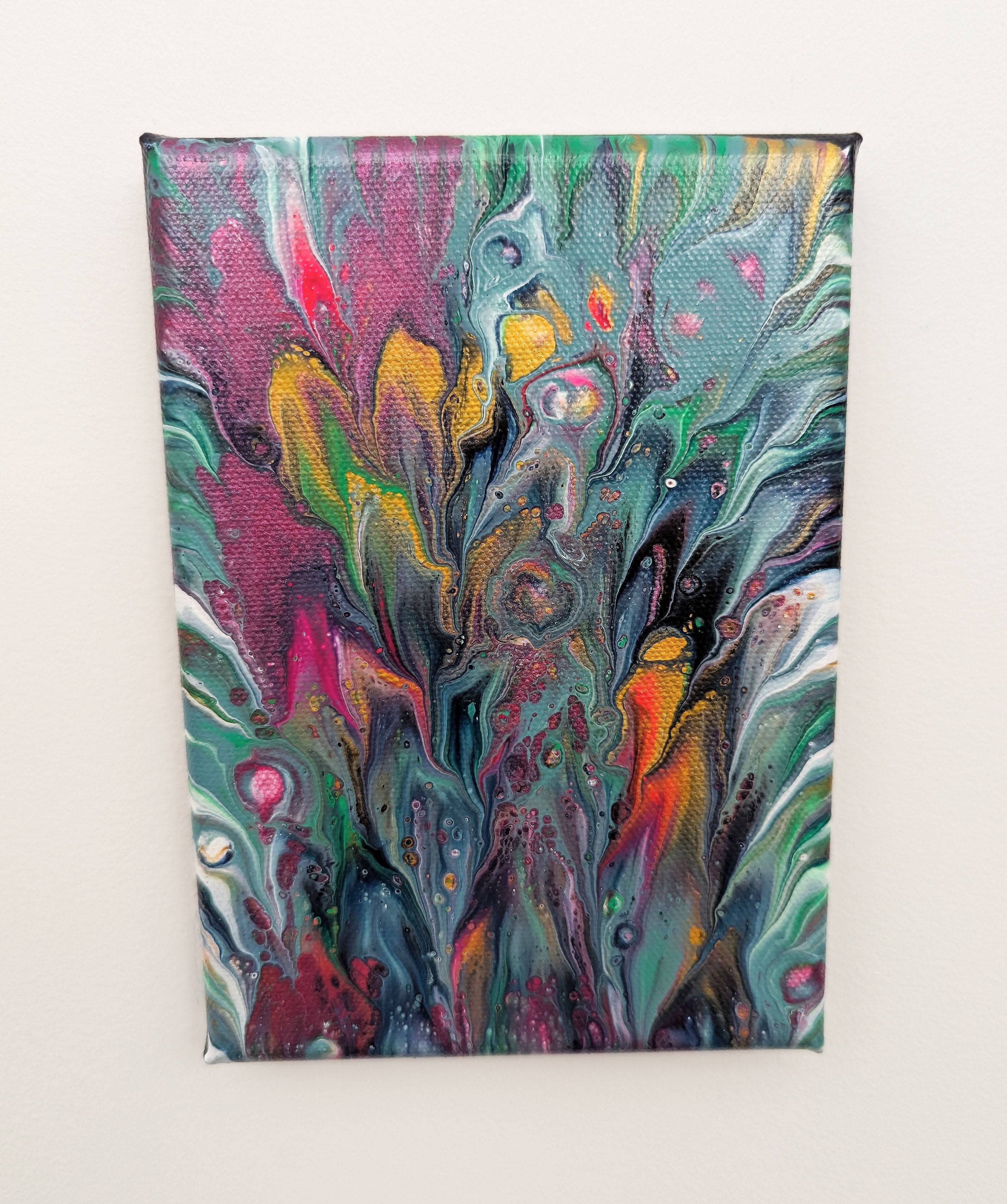 SOLD - "Lively" - Original Fluid Art Painting | Colorful abstract ...